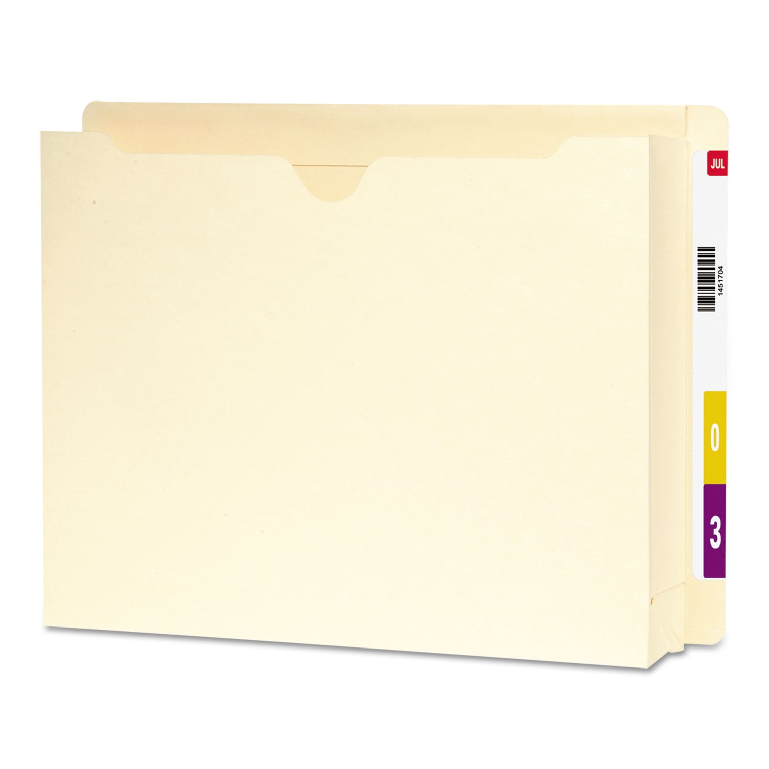 "Smead Manila Expanding End Tab File Jackets - 8 1/2"" x 11"" - 2 ...