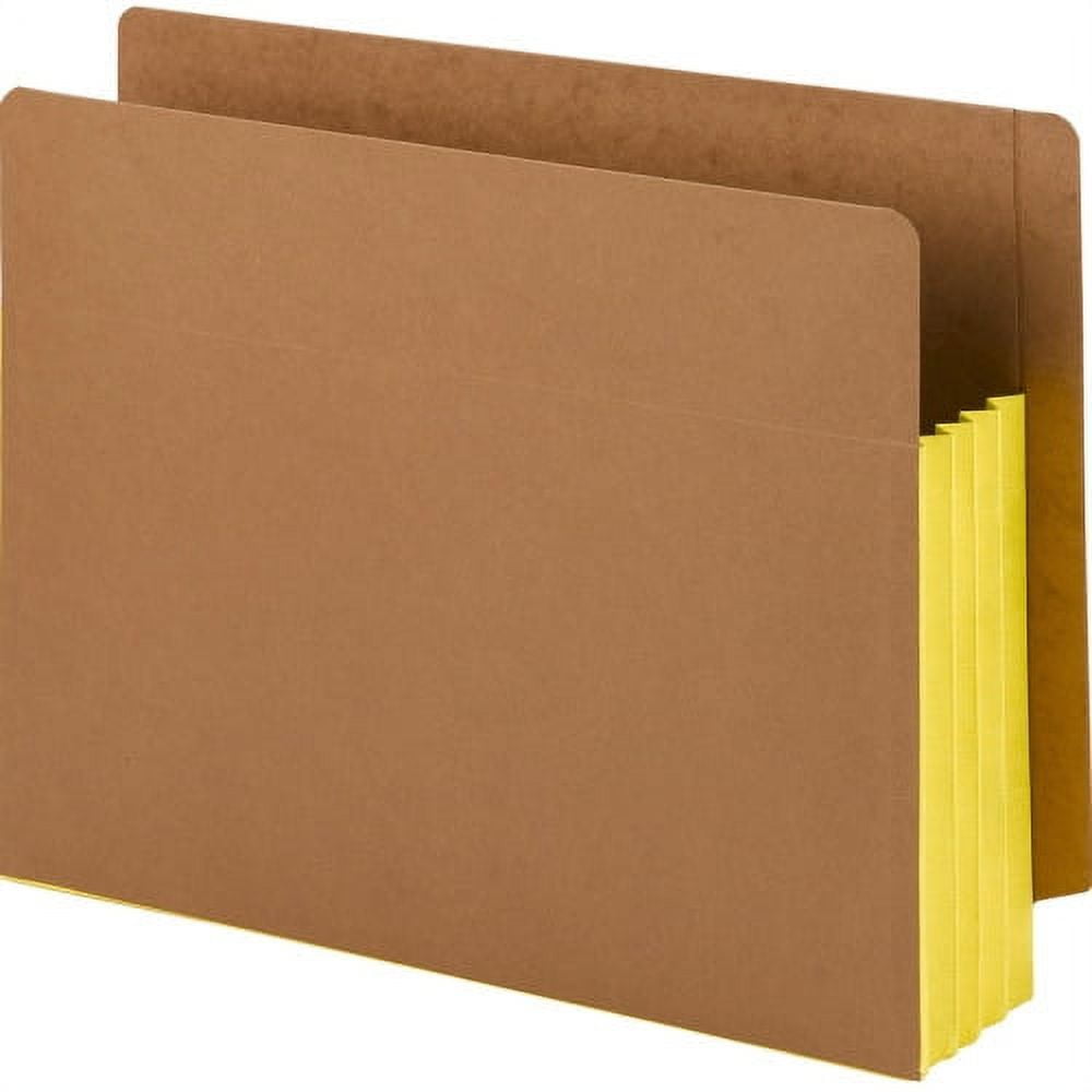 Smead Extra-Wide End Tab File Pockets with Reinforced Tab and Colored ...