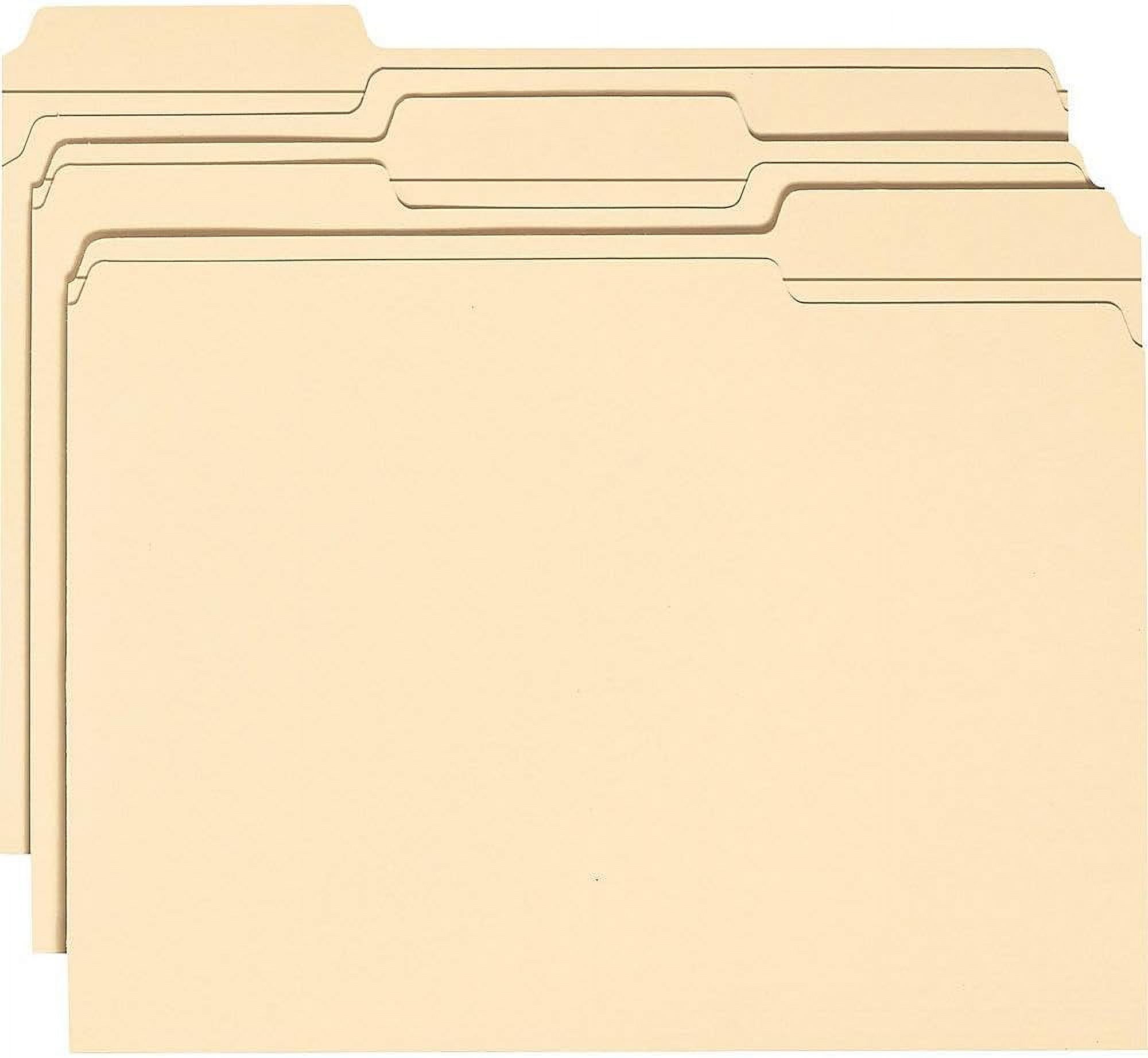 Smead Fastener File Folder, 2 Fasteners, Reinforced 1/3-Cut Tab, 1-1/2 ...
