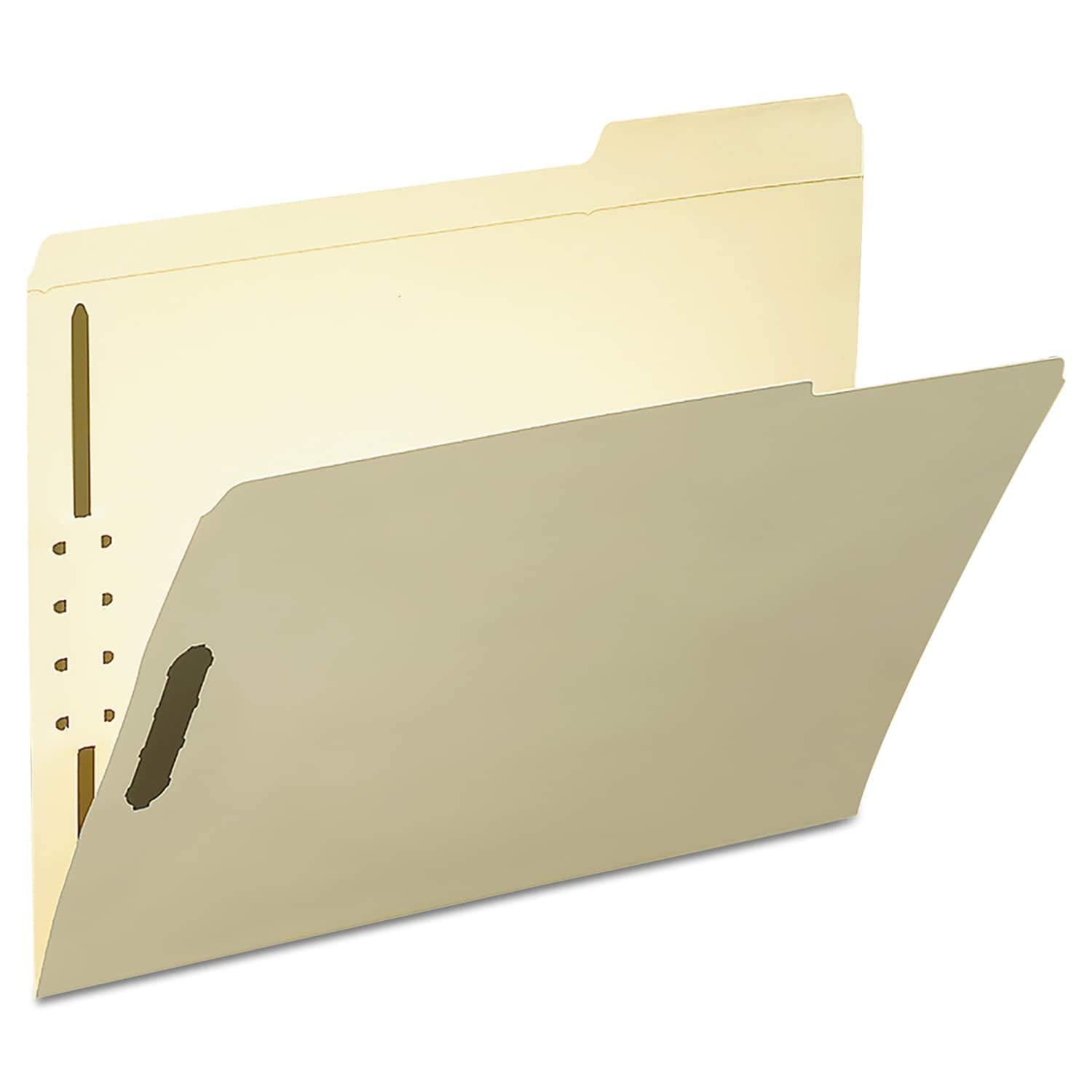 Smead Fastener File Folder, 2 Fasteners, Reinforced 1/3-Cut Tab Right ...