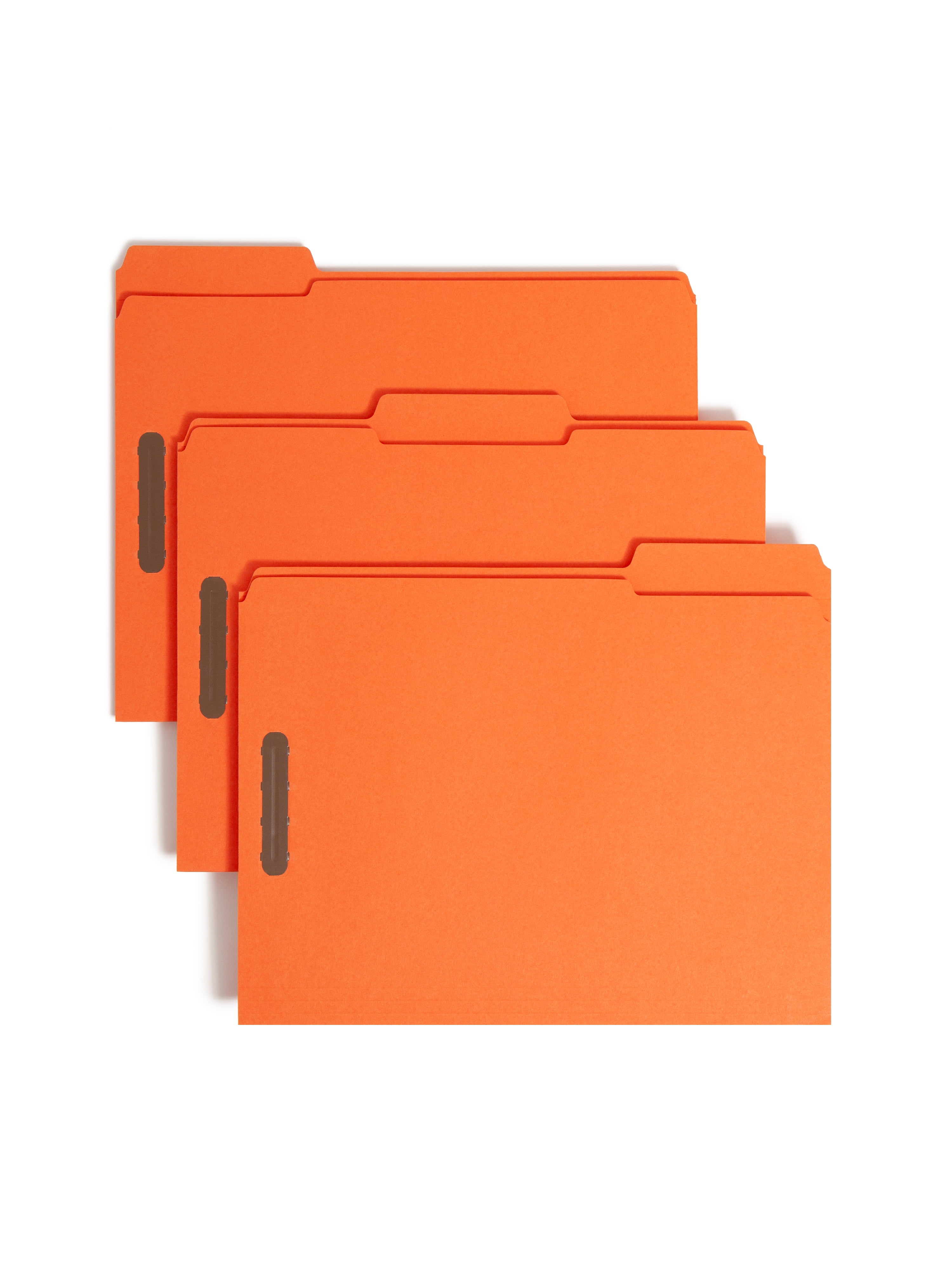 Free Shipping! Smead Fastener Folders Reinforced Tabs Orange 50/BX ...