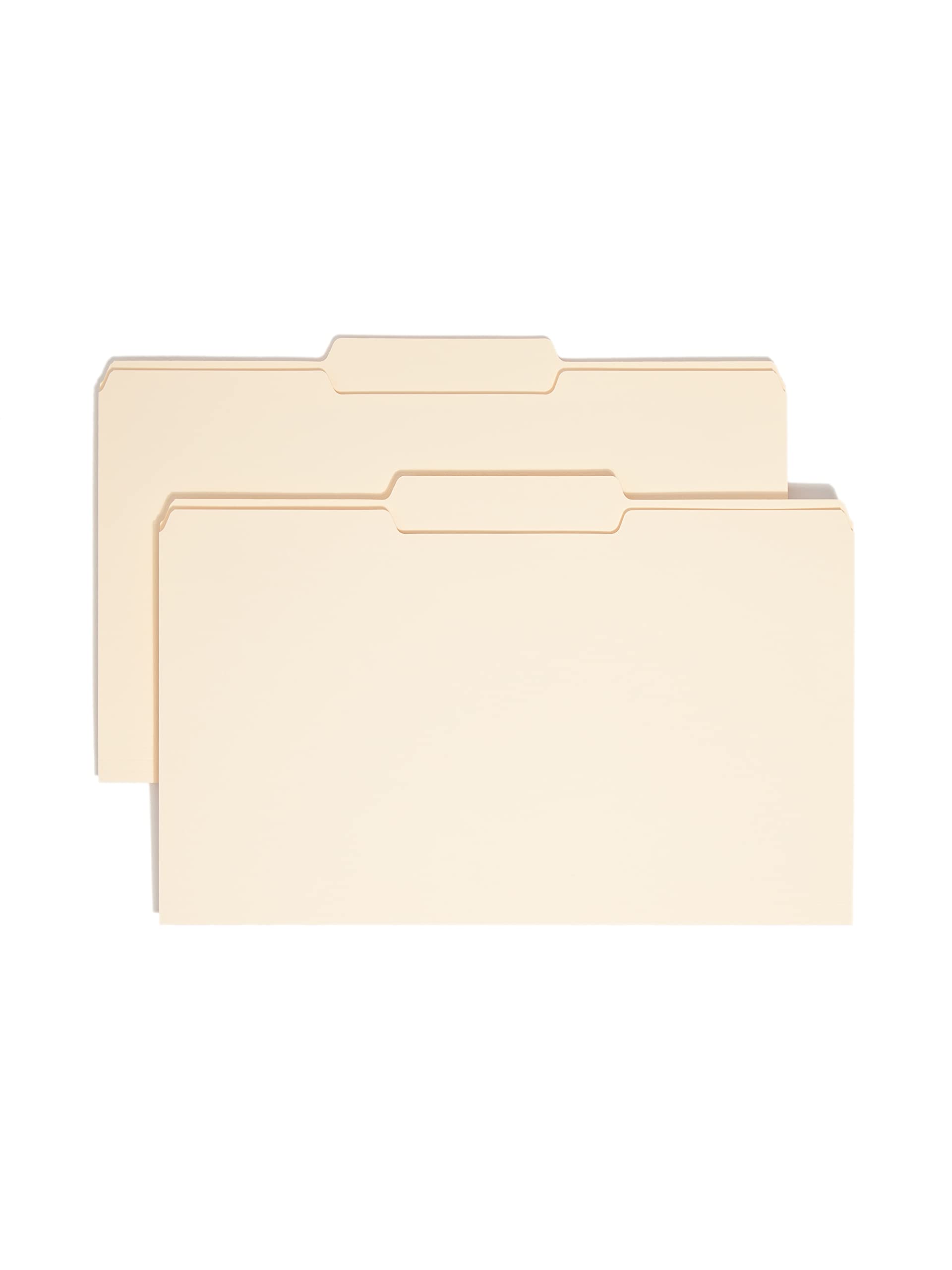 Smead File Folder, 1/3-Cut Tab, Center Position, Legal Size, Manila ...