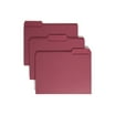 Colored File Folders, 1/3-Cut Tabs, Legal Size, Pink/Light Pink, 100 ...