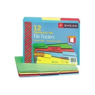 Pendaflex 40523 1/3 Cut Tab Letter Size Glow File Folders - Assorted ...
