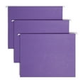 Smead® Hanging File Folders, 1/5-Cut Adjustable Tab, Letter Size ...