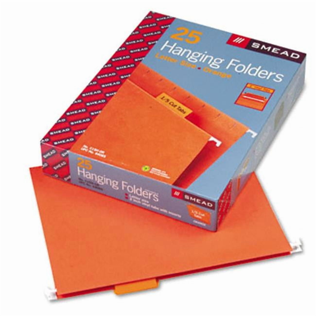 Smead Hanging File Folders - Orange - Letter - Walmart.com