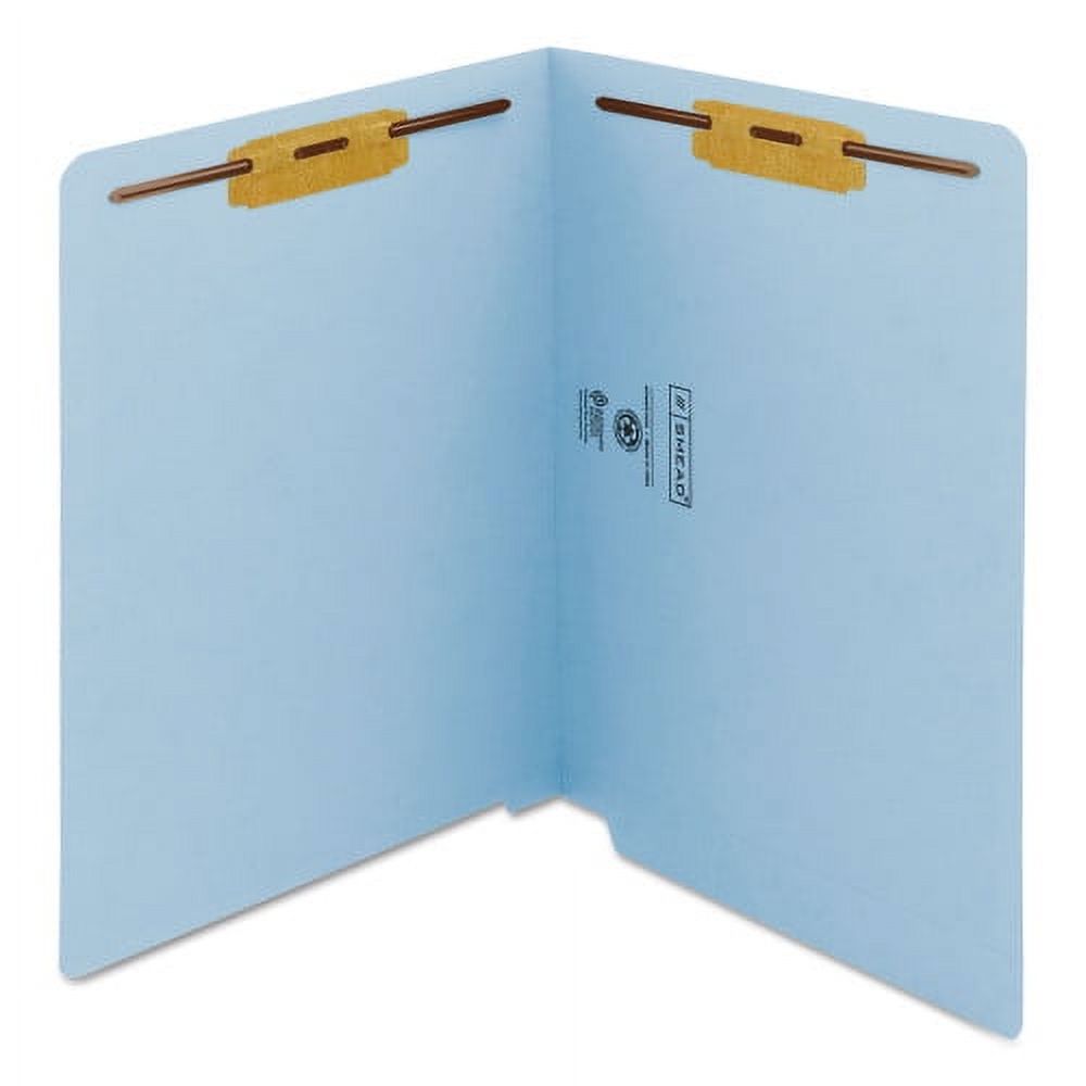 Smead Heavyweight Colored End Tab Fastener Folders, 0.75" Expansion, 2 ...