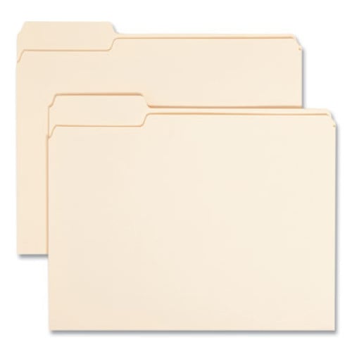 Smead Manila File Folders, 1/3-Cut Tabs: Left Position, Letter Size, 0. ...
