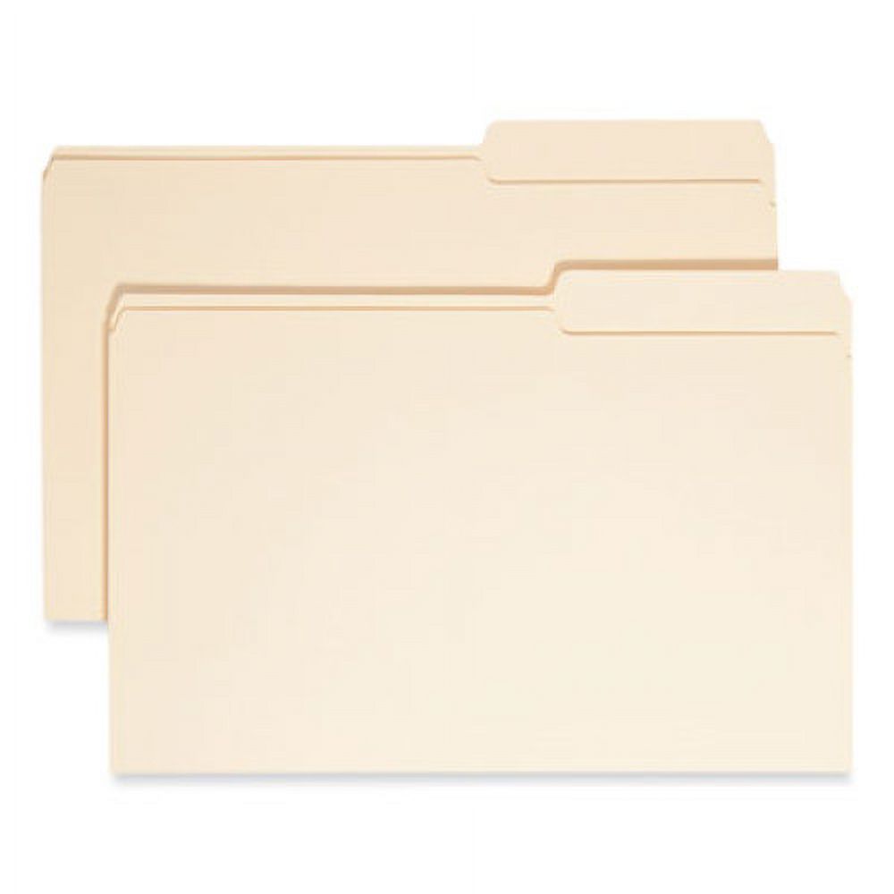 Smead Manila Guide Height Systems File Folders, 2/5-Cut Tabs: Right of ...