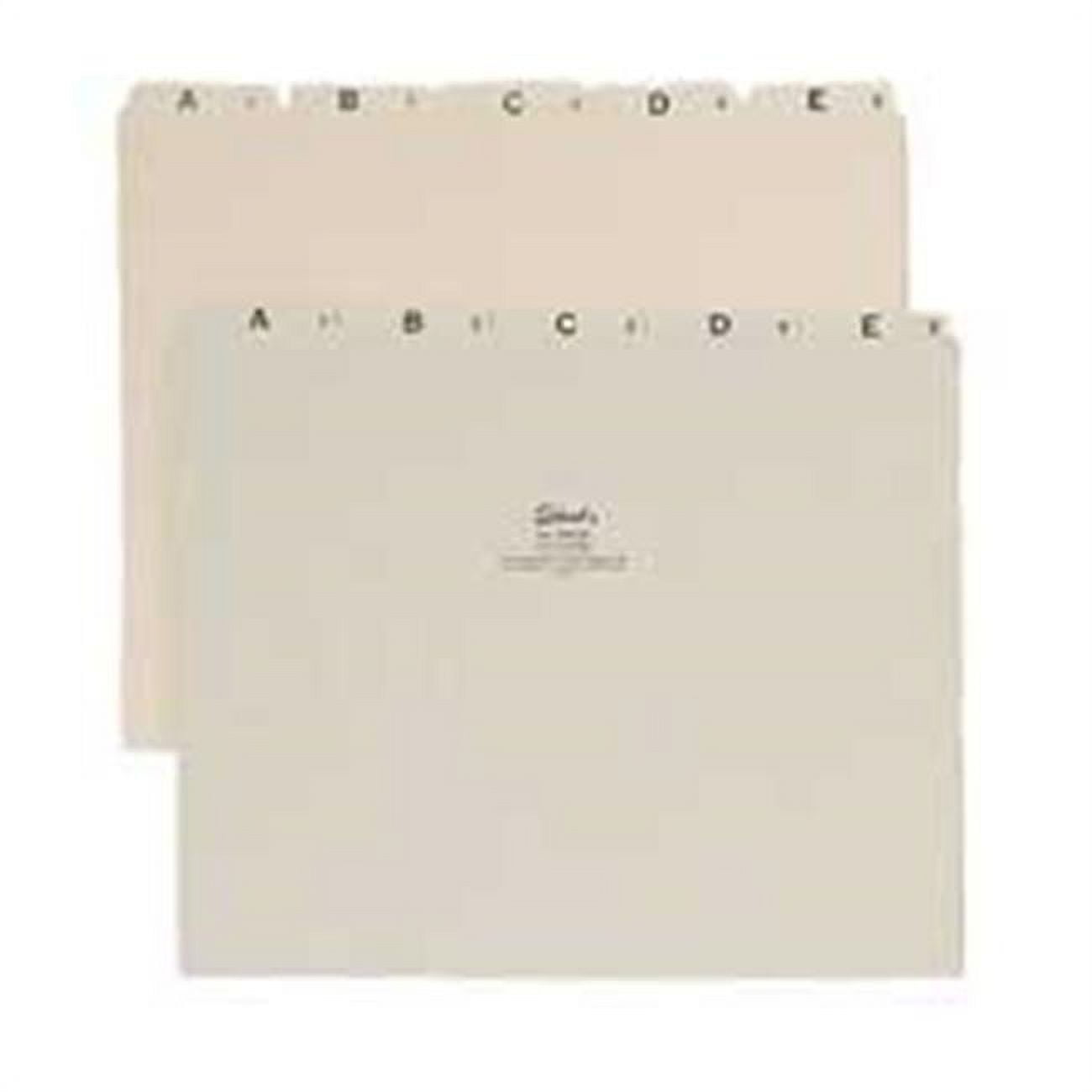 Smead Manufacturing Company SMD A thru Z File Guide- .2 Tab Cut- Letter ...