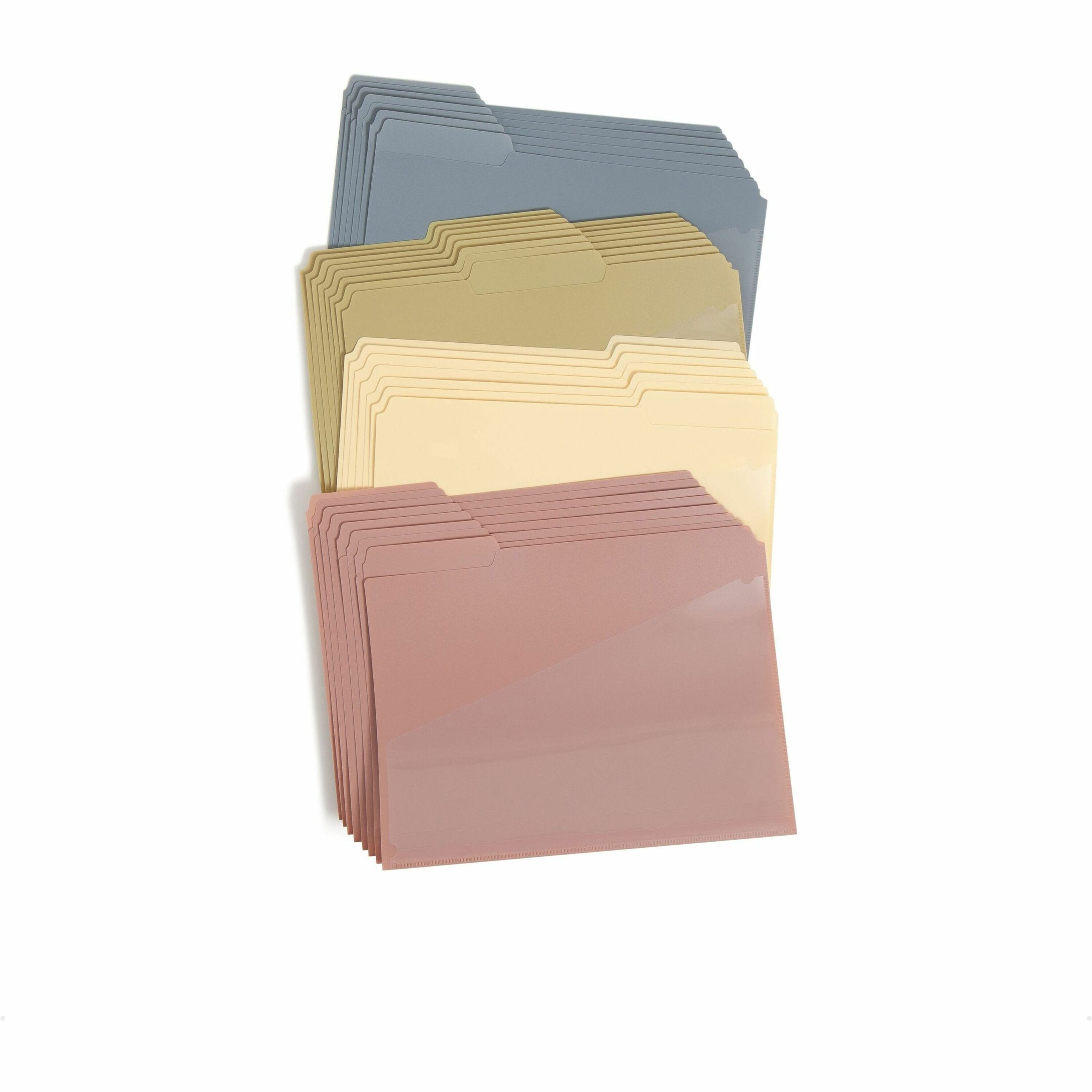 Smead Poly File Folders with Slash Pocket, Letter Size, 1/3-Cut Tabs ...