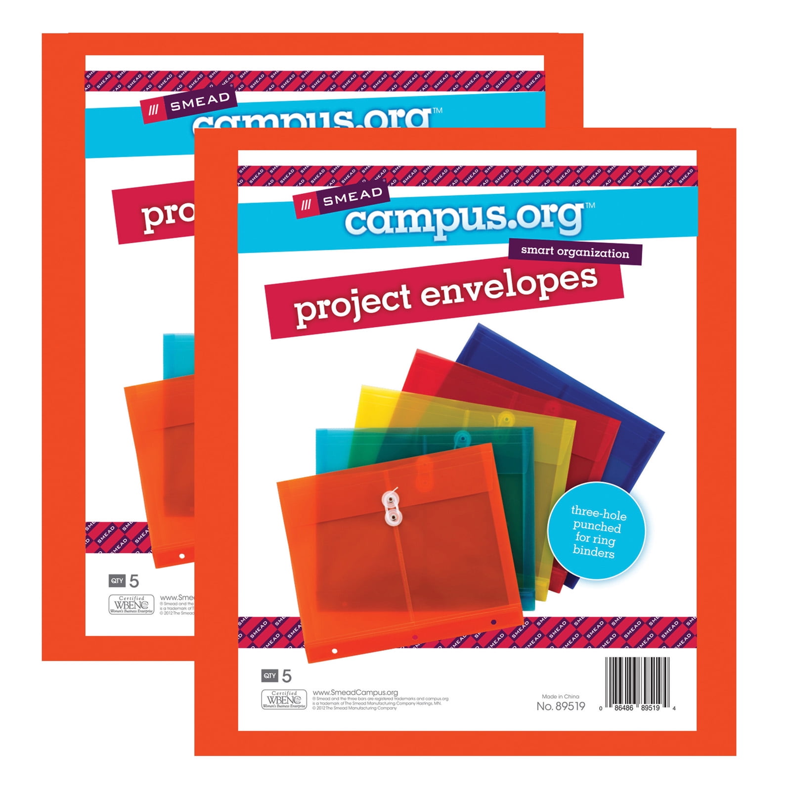 Smead Poly Project Envelopes, 5 Per Pack, 2 Packs - Walmart.com