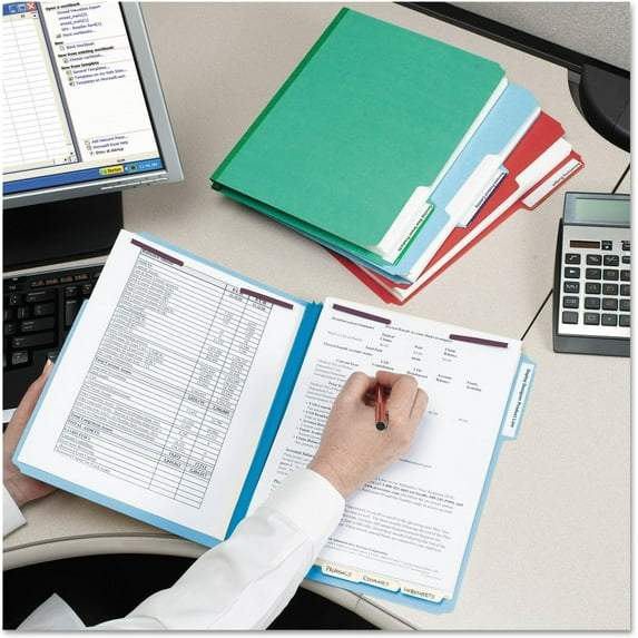 Smead Pressboard Fastener File Folder with SafeSHIELD Fasteners, 2 ...