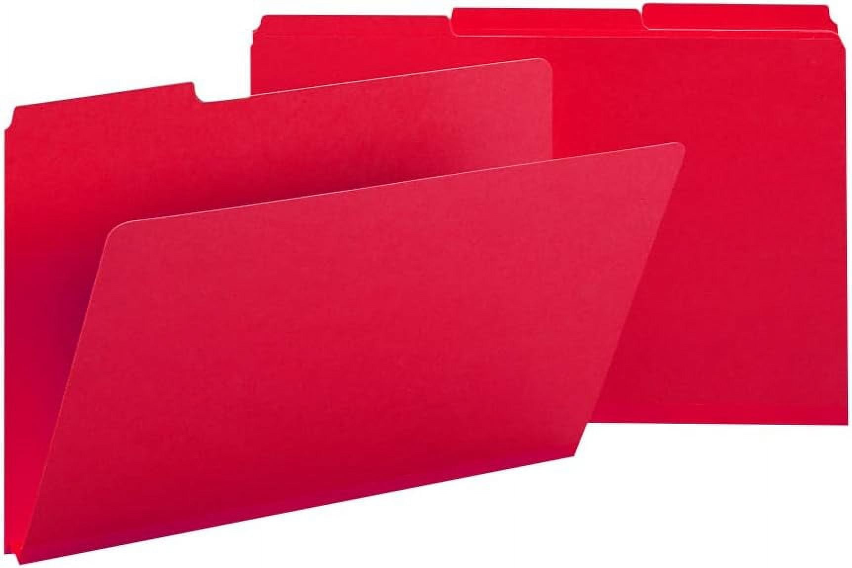 Smead Pressboard File Folder, 1/3-Cut Tab, 1" Expansion, Legal Size ...