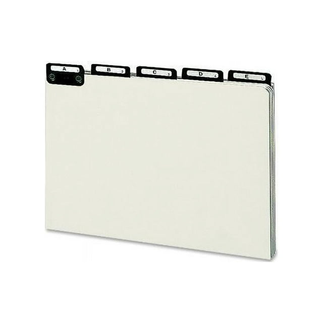 Smead Pressbrd File Guides A-Z 1/5 Metal Tab Legal GY/GN 52576 ...