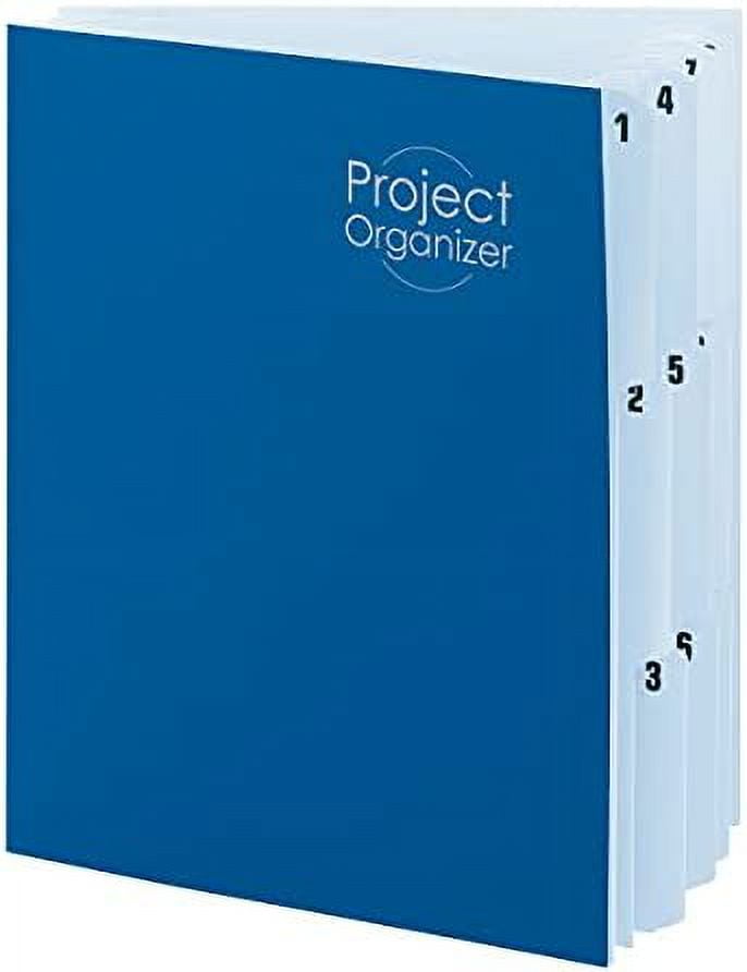 Smead Project Organizer, 10 Pockets, Closed Sides, Preprinted Templates ...