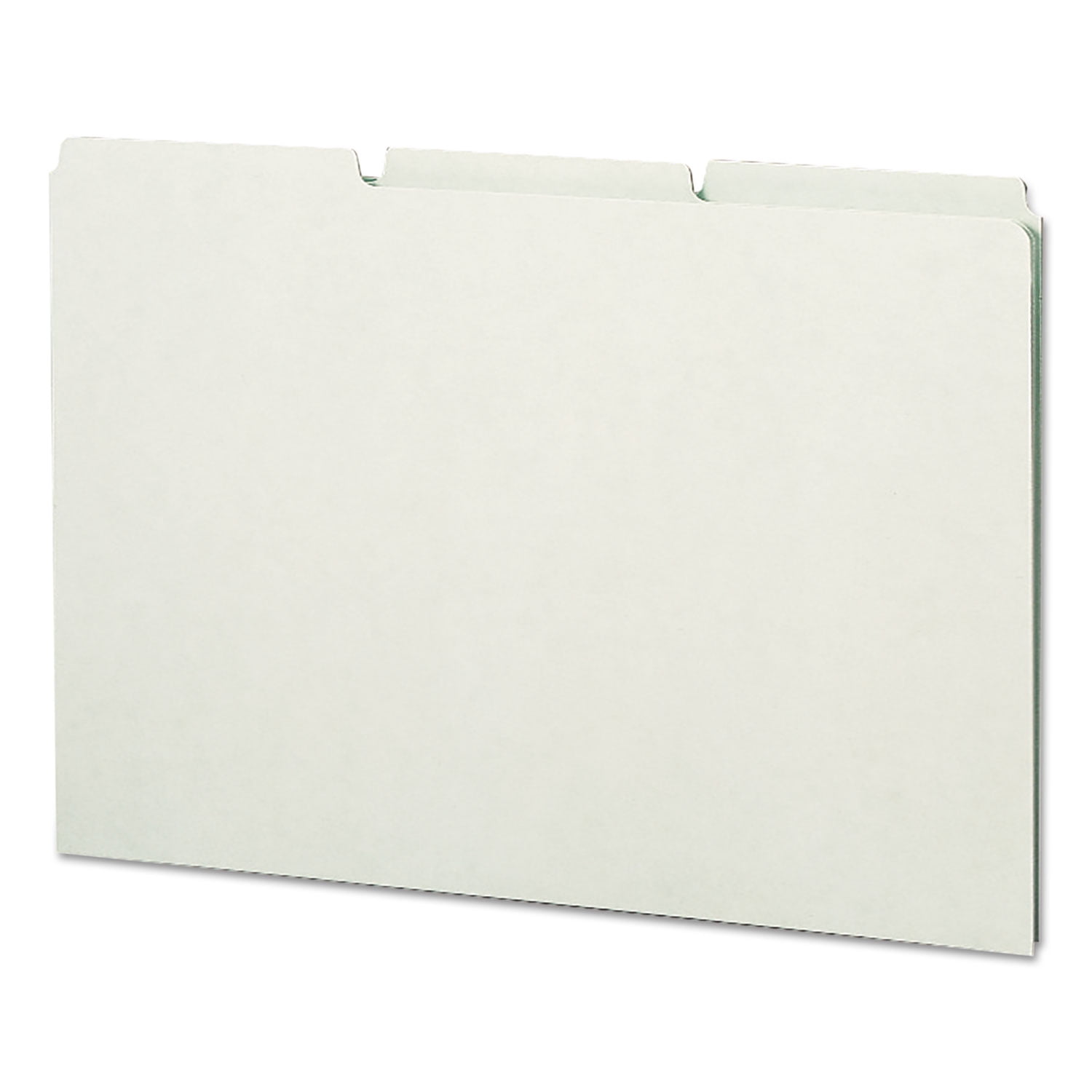 Smead Recycled Blank Top Tab File Guides, 1/3-Cut Top Tab, Blank, 8.5 x ...