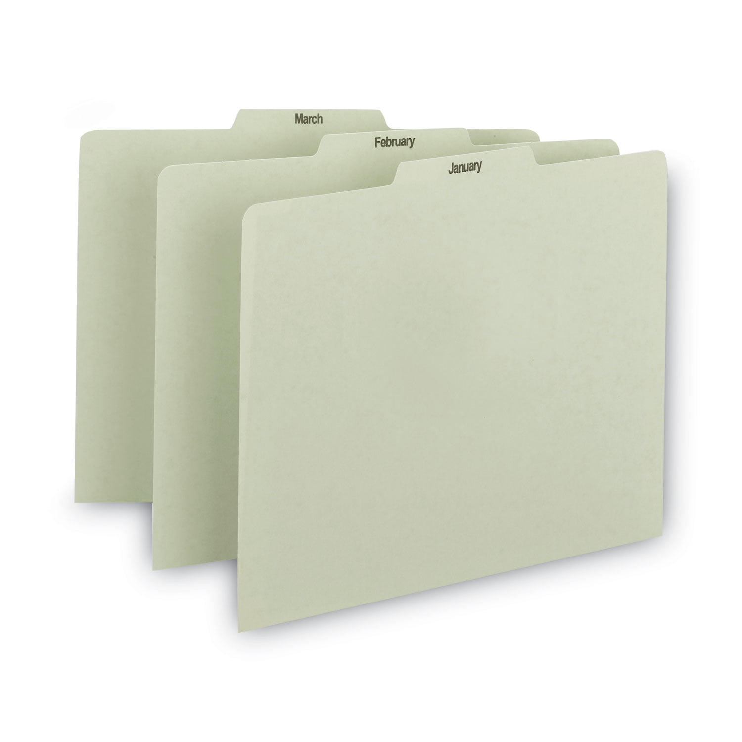 Smead Recycled File Guides, Monthly Tabs, Pressboard, Letter Size, 12 ...