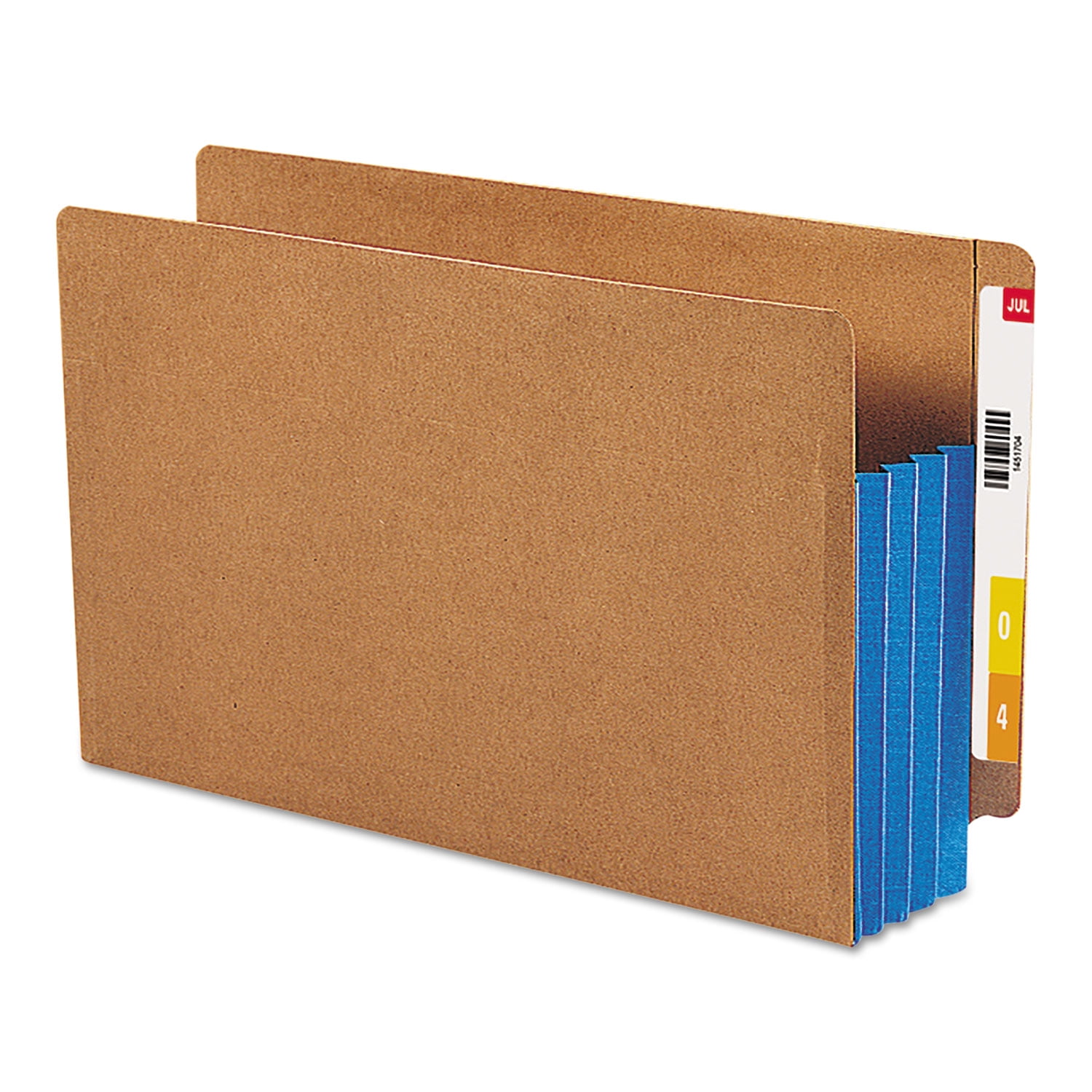 Smead® Redrope End-Tab File Pockets With Gussets, Legal Size, 3 1/2 ...