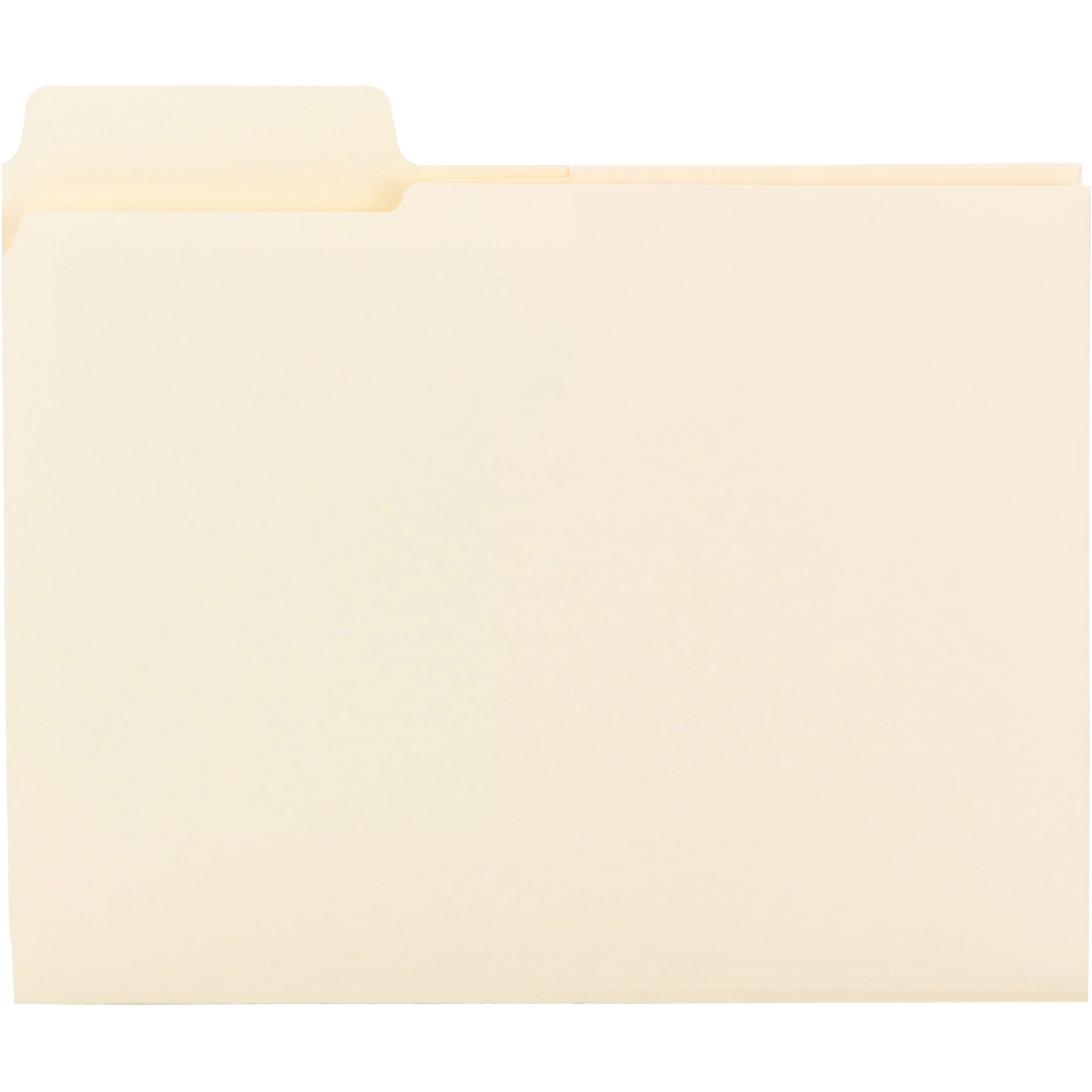 Smead, SMD11904, 3-in-1 SuperTab Section Folders, 12 / Pack, Manila ...