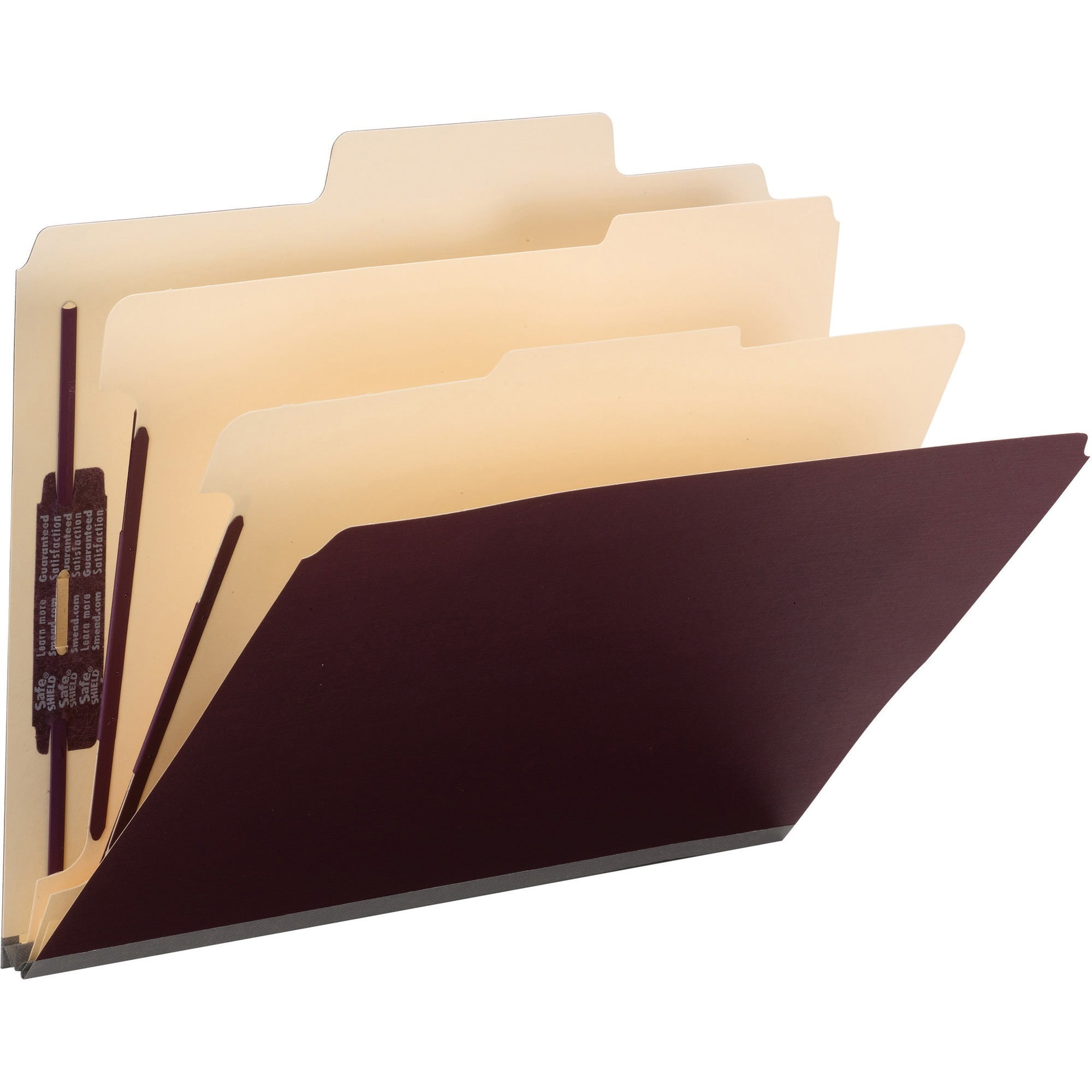 Smead, SMD14013, Super Tab Classification File Folders With Safe Shield ...