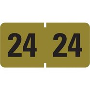 Smead BCCRN Bar-Style Color-Coded Numeric Label, 0-9, Label Roll ...