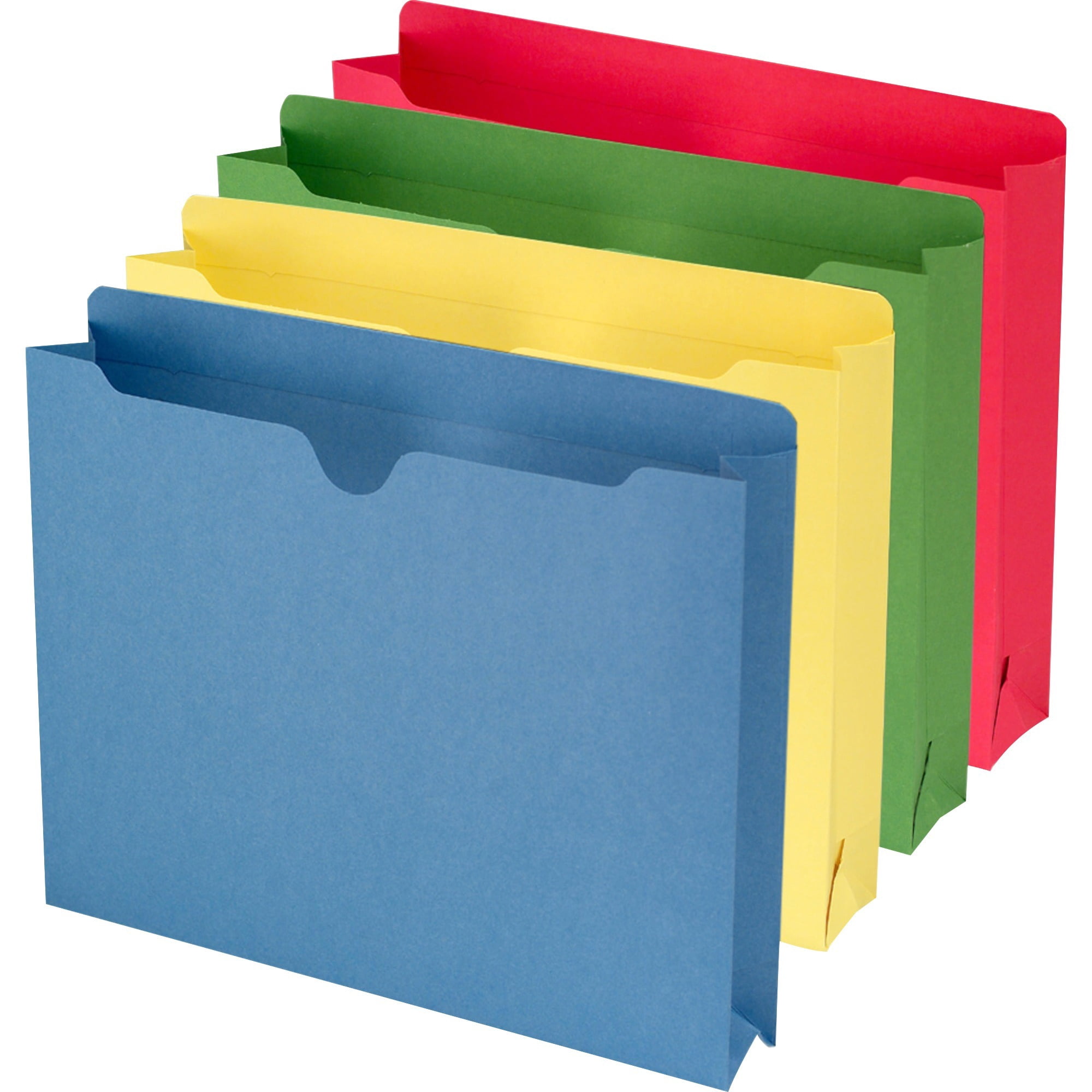 Smead, SMD75673, File Jackets, 50 / Box, Blue,Green,Red,Yellow ...