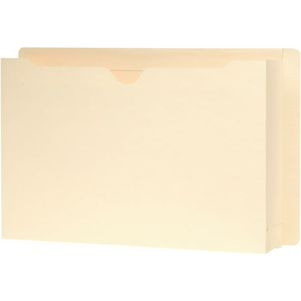 Smead, SMD76510, 2" Expansion Recycled End Tab File Jackets, 25 / Box ...