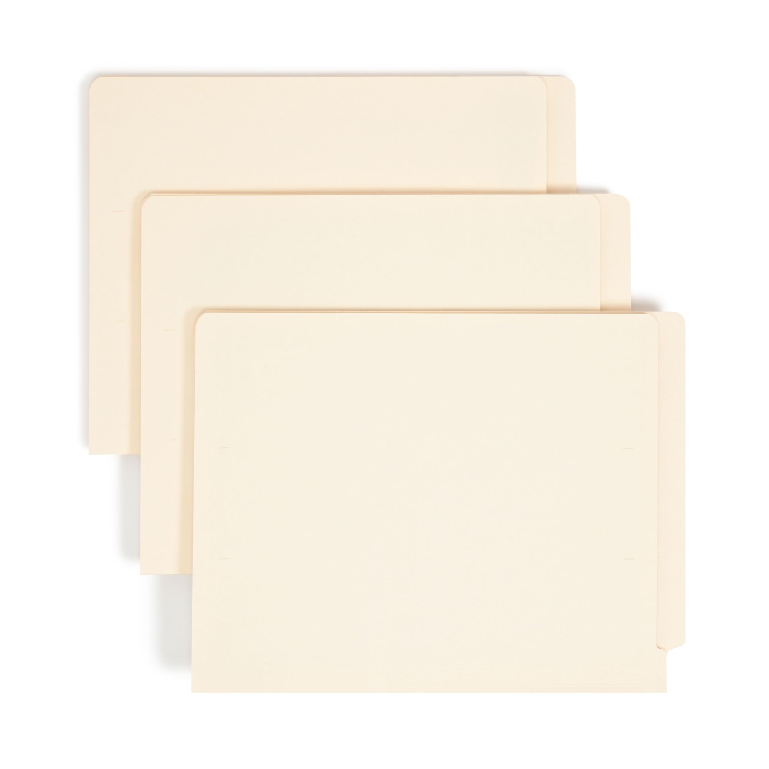 Smead Shelf-Master End Tab File Folders, 100 Count, Manila, Reinforced ...