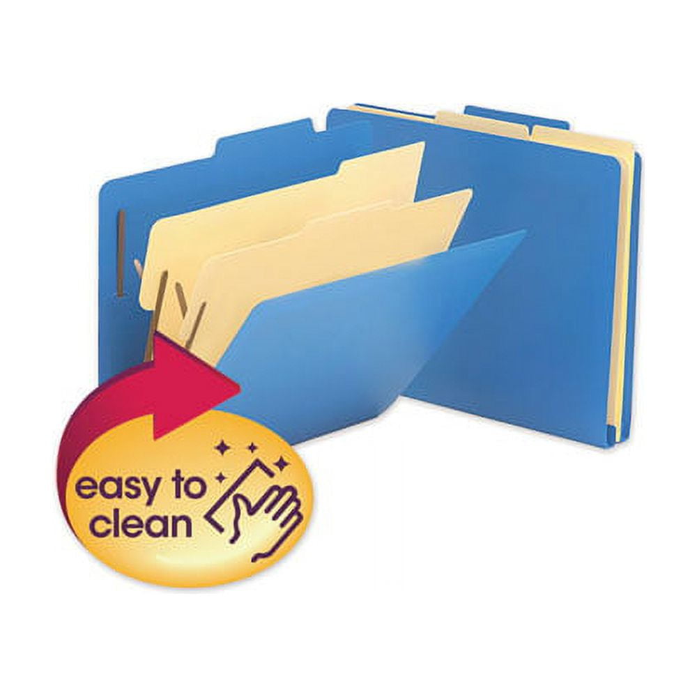 Smead Six-Section Poly Classification Folders, 2 Dividers, Letter Size ...
