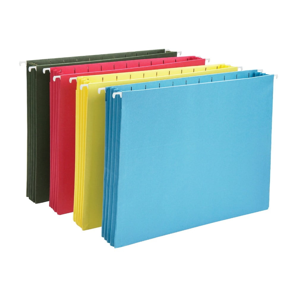 Smead Stock Hanging File Pocket With Full Height Gussets, Pack of 10 ...
