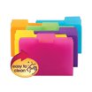 Pendaflex 40523 1/3 Cut Tab Letter Size Glow File Folders - Assorted ...