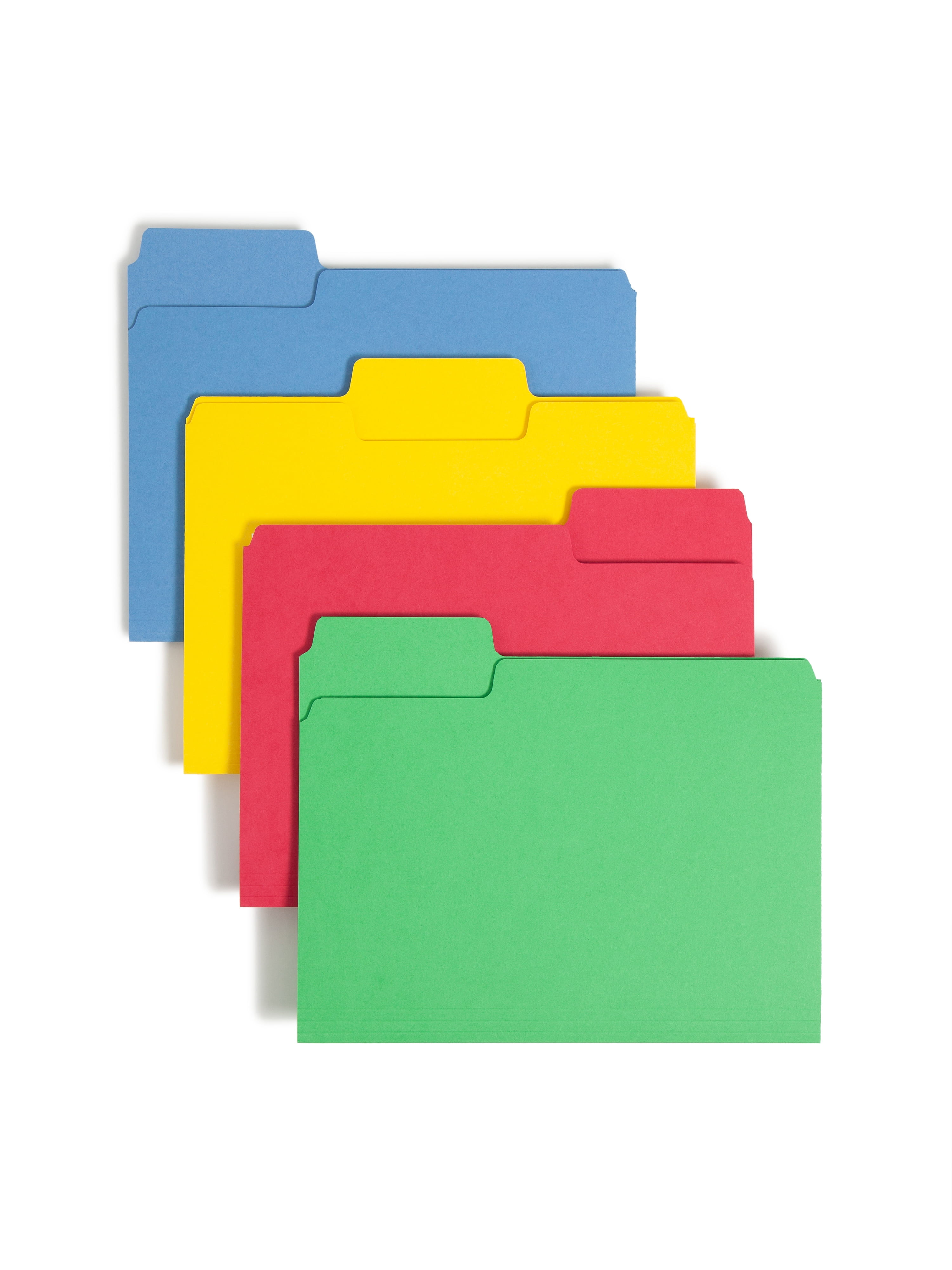 Smead SuperTab® Heavyweight File Folders Asst 50/BX Letter (10410 ...