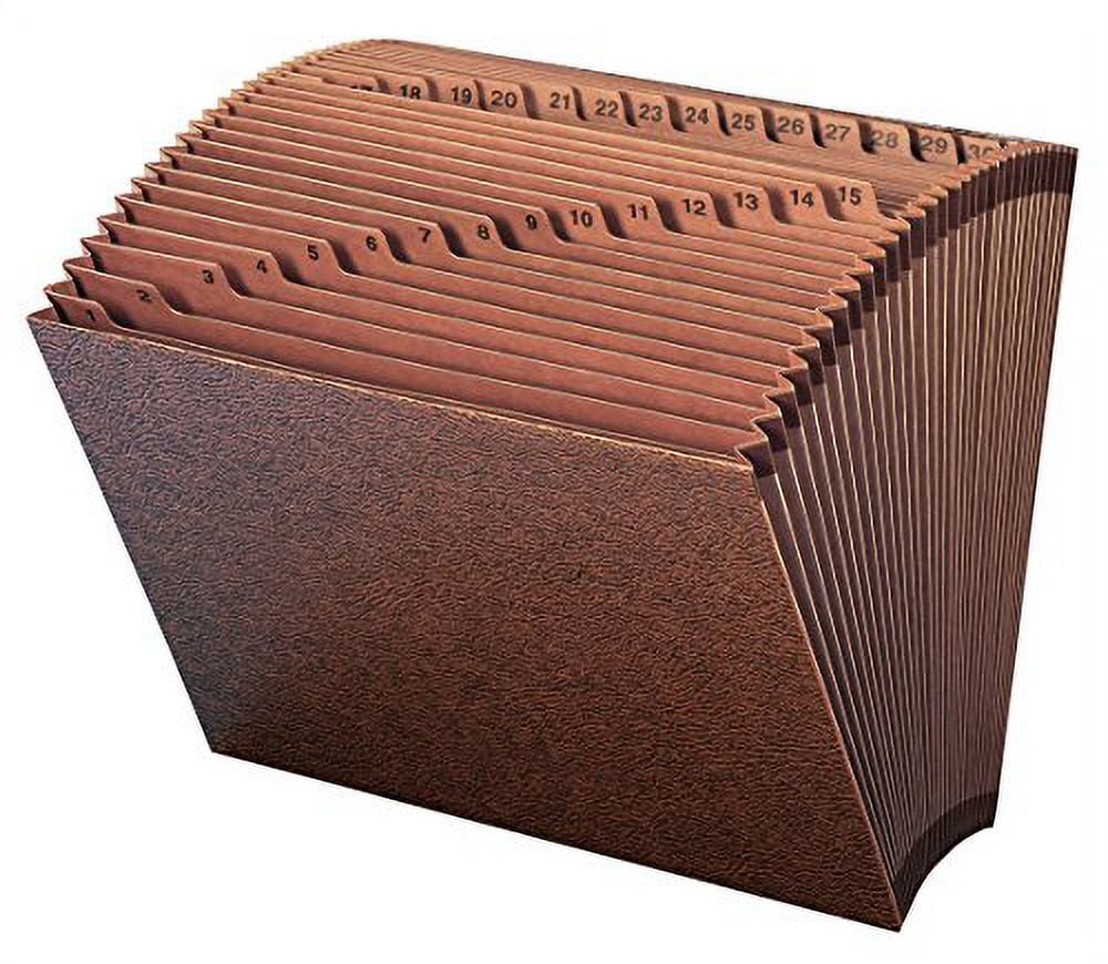 Smead TUFF Expanding File, 31 Pockets, Daily (1-31), Letter Size ...