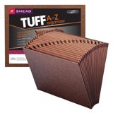 Smead TUFF® A-Z Expansion Files, Brown Letter, No Flap (70425 ...