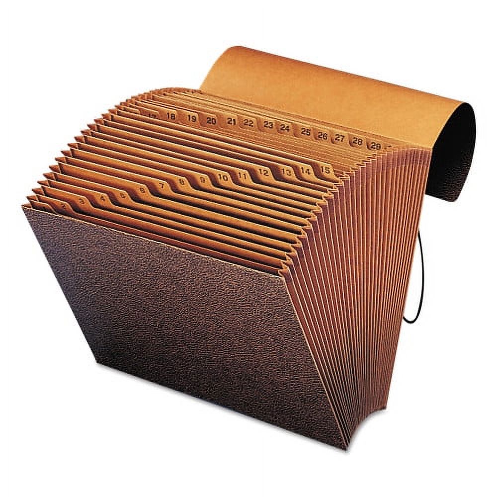 Smead TUFF Expanding Wallet, 31 Sections, Elastic Cord Closure, 1/15 ...