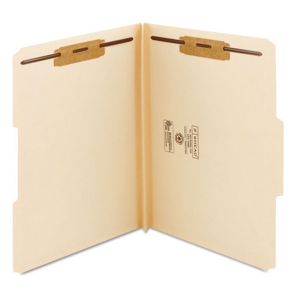Smead Top Tab Manila Expansion Fastener Folders, 1.5" Expansion, 2 ...