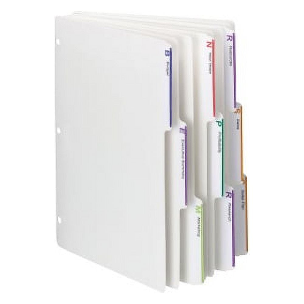 Smead Viewables 3-Ring Binder Index Dividers Letter - 8 1/2" Width x 11 ...
