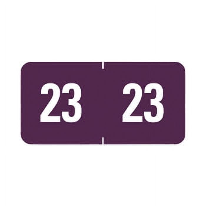 Smead Yearly End Tab File Folder Labels, 23, 0.5 X 1, Purple, 25/Sheet ... Smead Yearly End Tab File Folder Labels, 23, 0.5 X 1, Purple, 25/Sheet ...