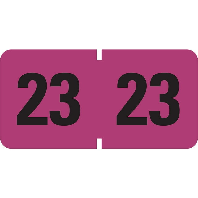 Smead® Yearly End Tab File Folder Labels, 23, 0.75 x 1.5, Purple, 1 RL ... Smead® Yearly End Tab File Folder Labels, 23, 0.75 x 1.5, Purple, 1 RL ...