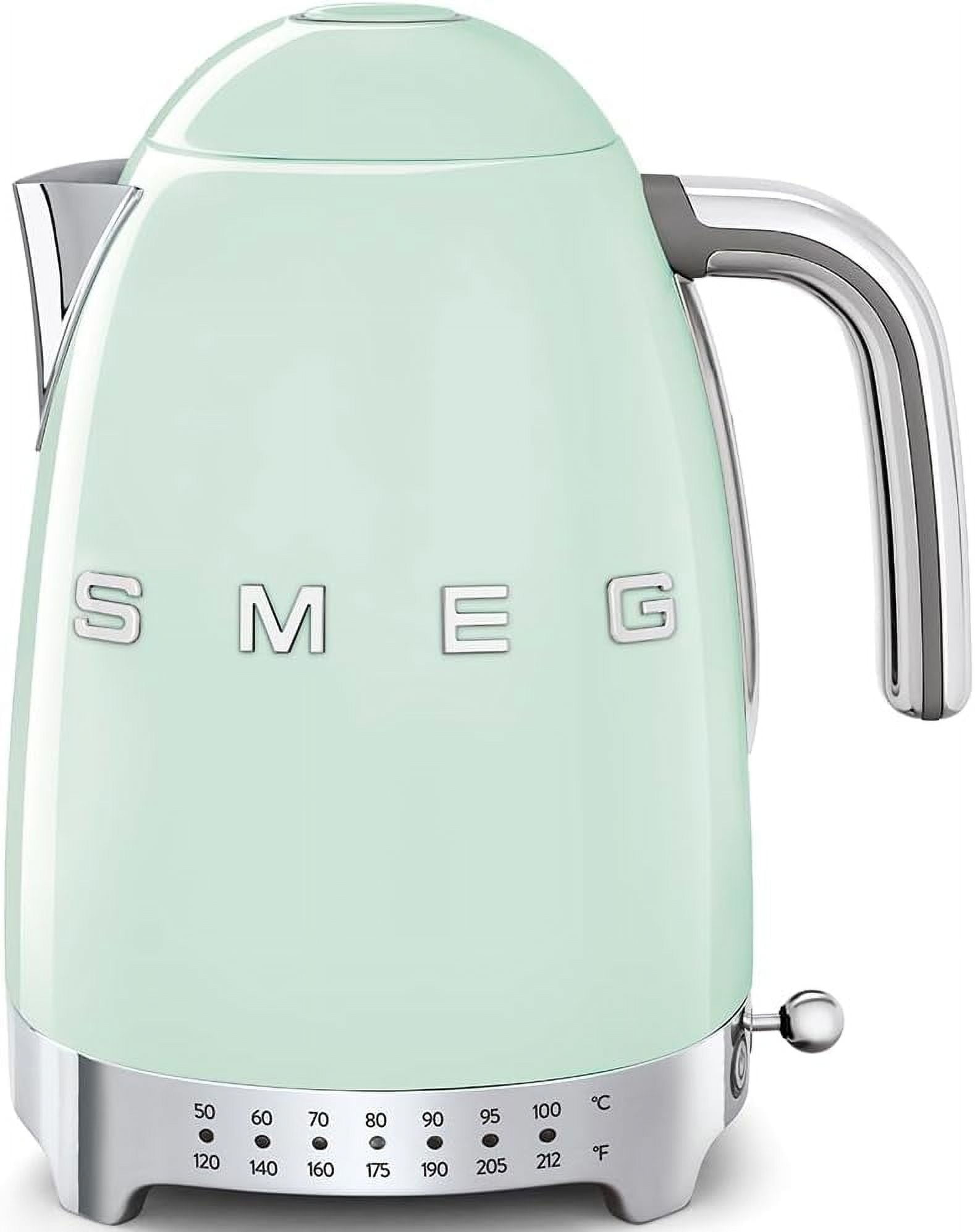 Smeg 50's Retro 7 Cup Stainless Steel Variable Temperature Electric ...