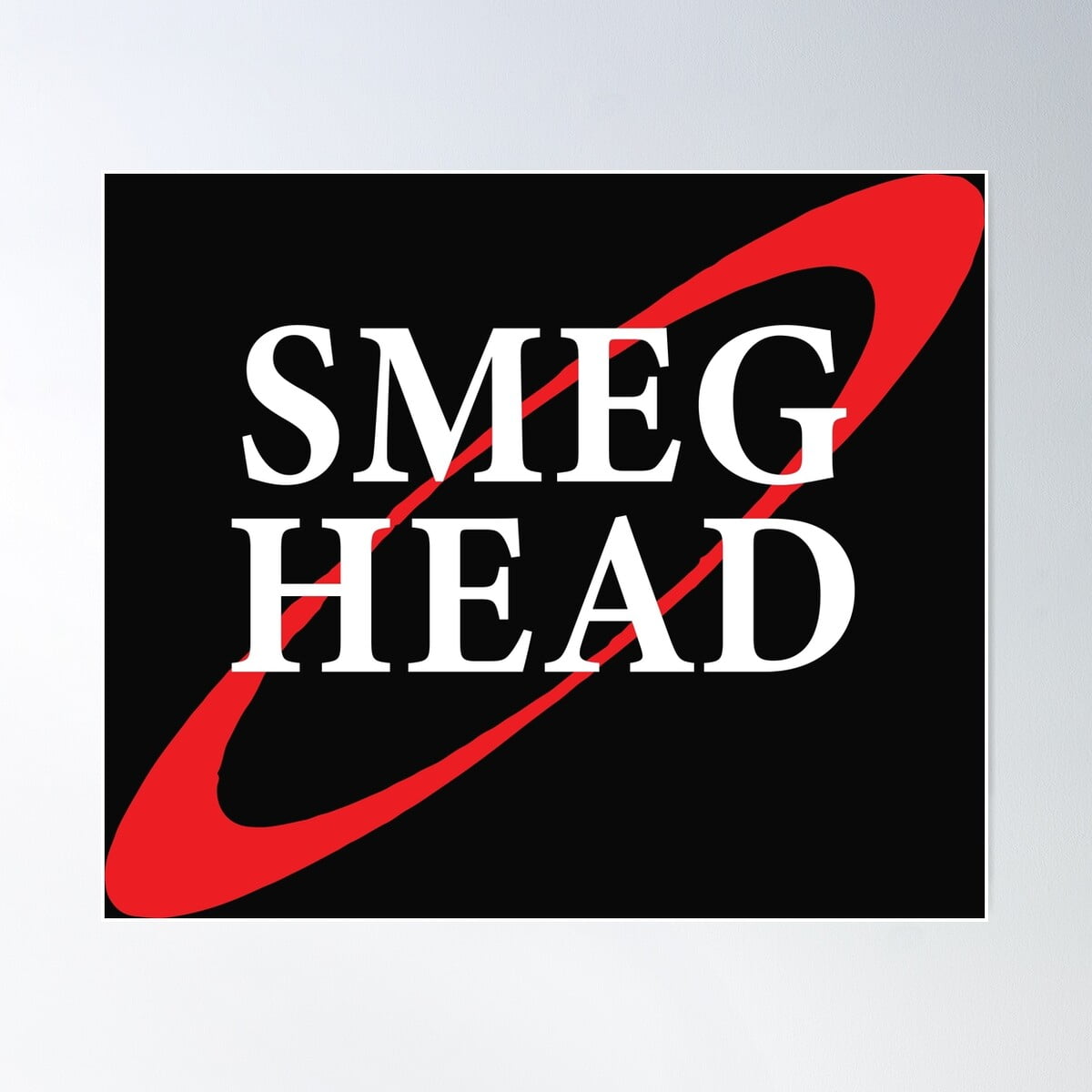 Smeg Head Red Dwarf Funny Poster Wall Art, Modern Wall Decor For Living ...