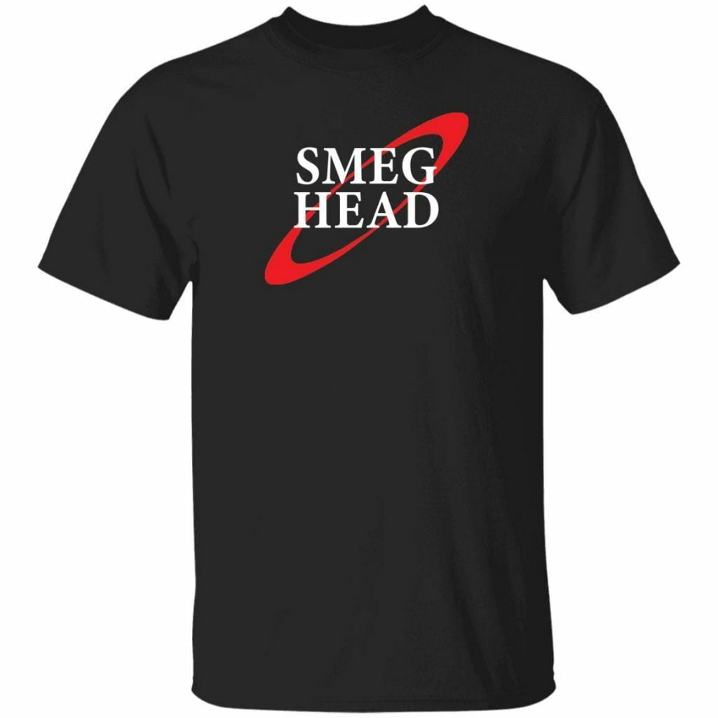 Smeg Head Red Dwarf Logo SCI FI TV Show T Shirt BLACK SHIP FAST ...