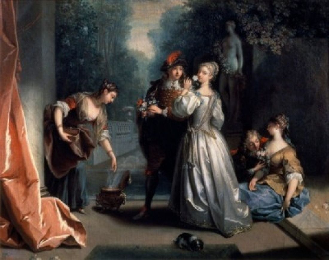 Smell , (From The Five Senses Series), Jean Raoux (1677-1734 French ...