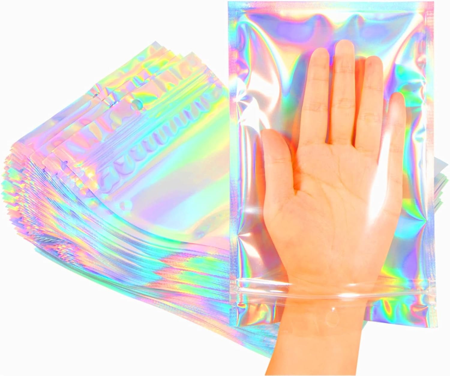 Smell Proof Bags & Resealable Foil Pouch Mylar Sample Bag Great for ...
