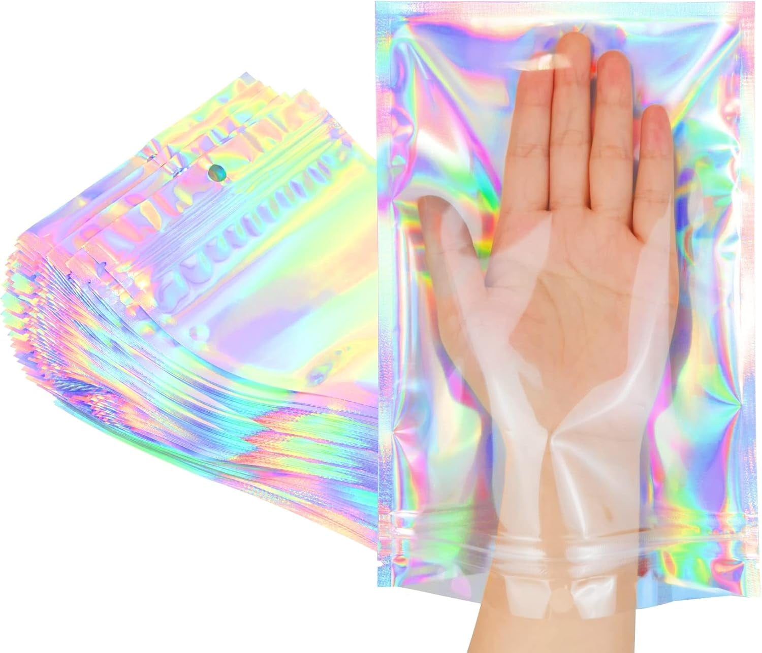 Smell Proof Bags & Resealable Foil Pouch Mylar Sample Bag Great for ...