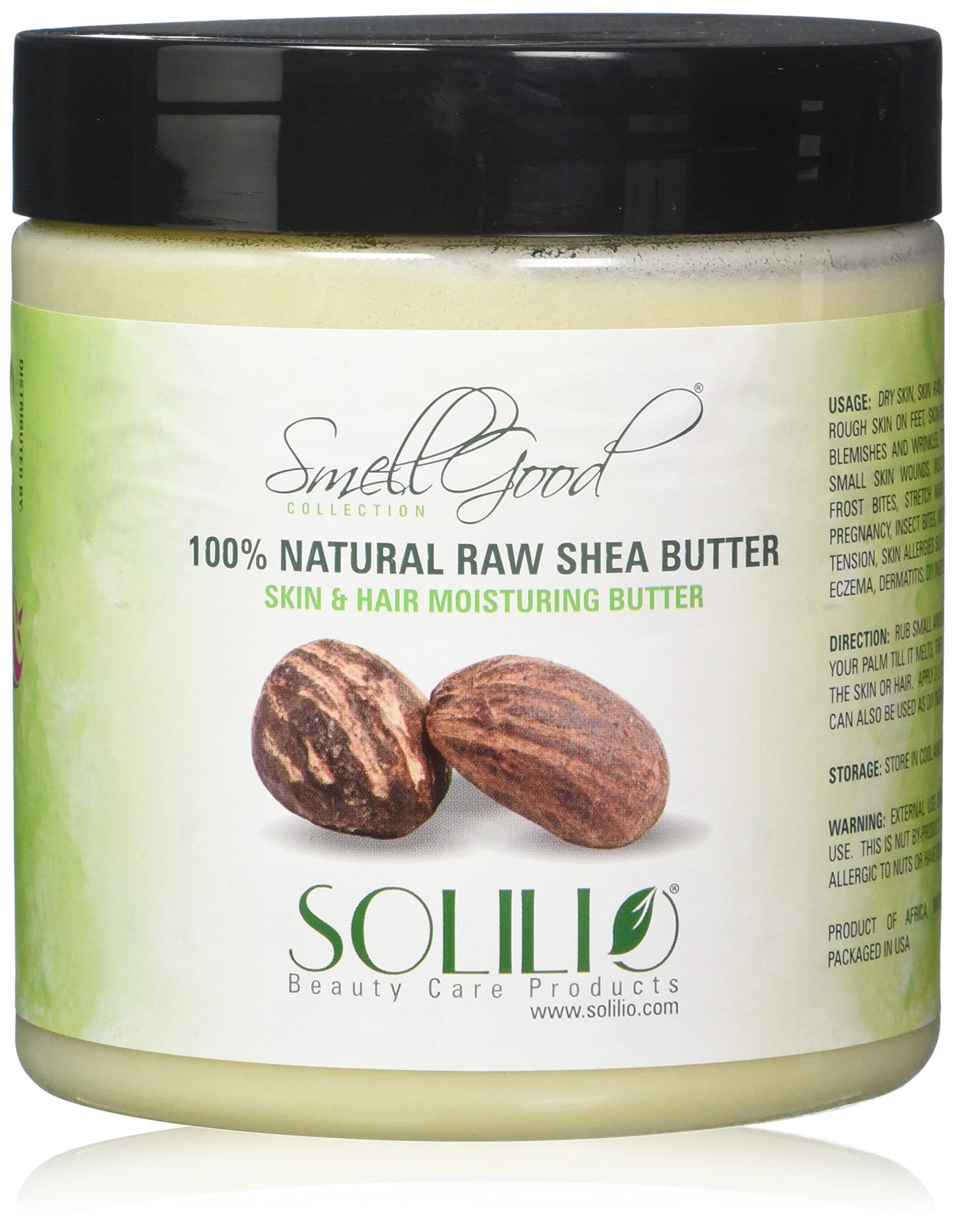 Smellgood African Shea Butter Ivory Unrefined 32oz Creamy