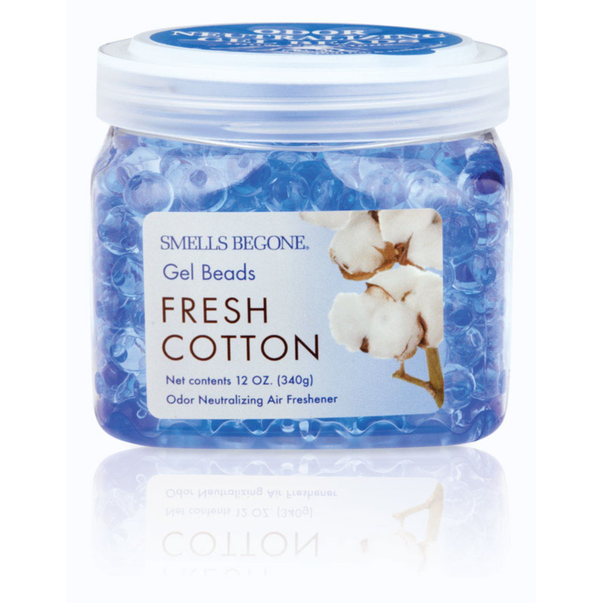 Smells Begone Fresh Cotton Scent Odor Neutralizer 12 oz Gel Beads - Walmart.com