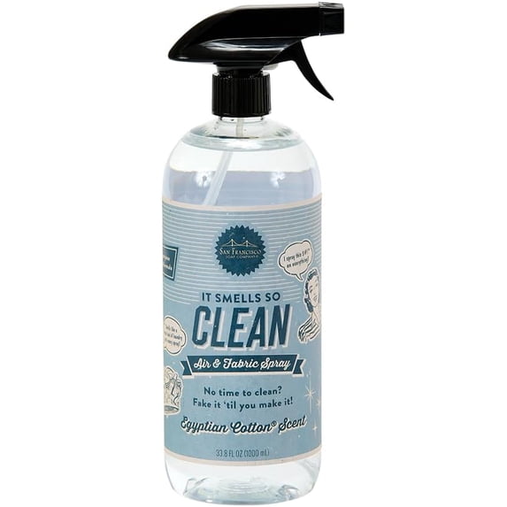 Smells So Clean Linen Spray | Egyptian Cotton | 33.8 Fl Oz | Fresh ...
