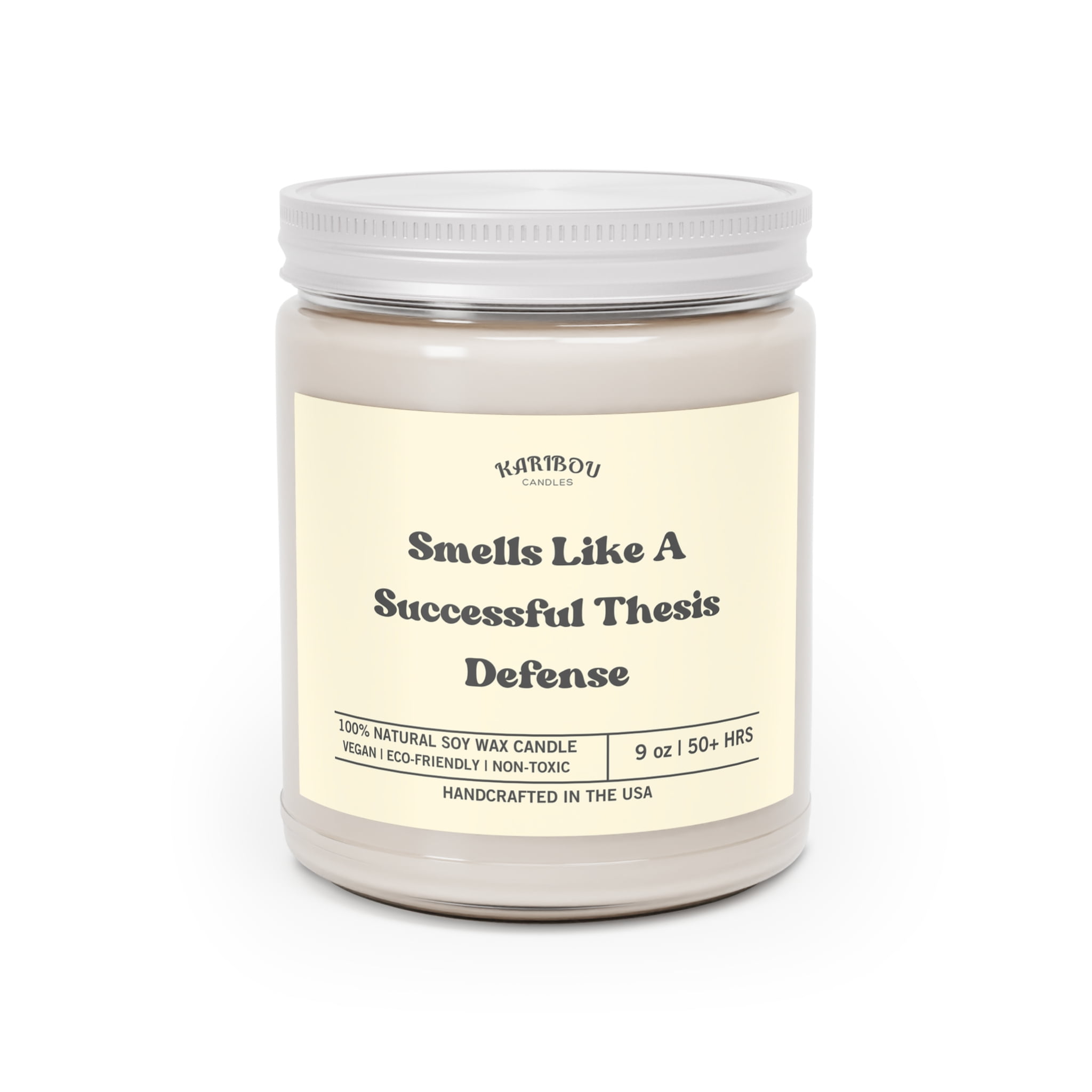 Smells like a successful thesis defense funny Humor-7 Scented Candles ...